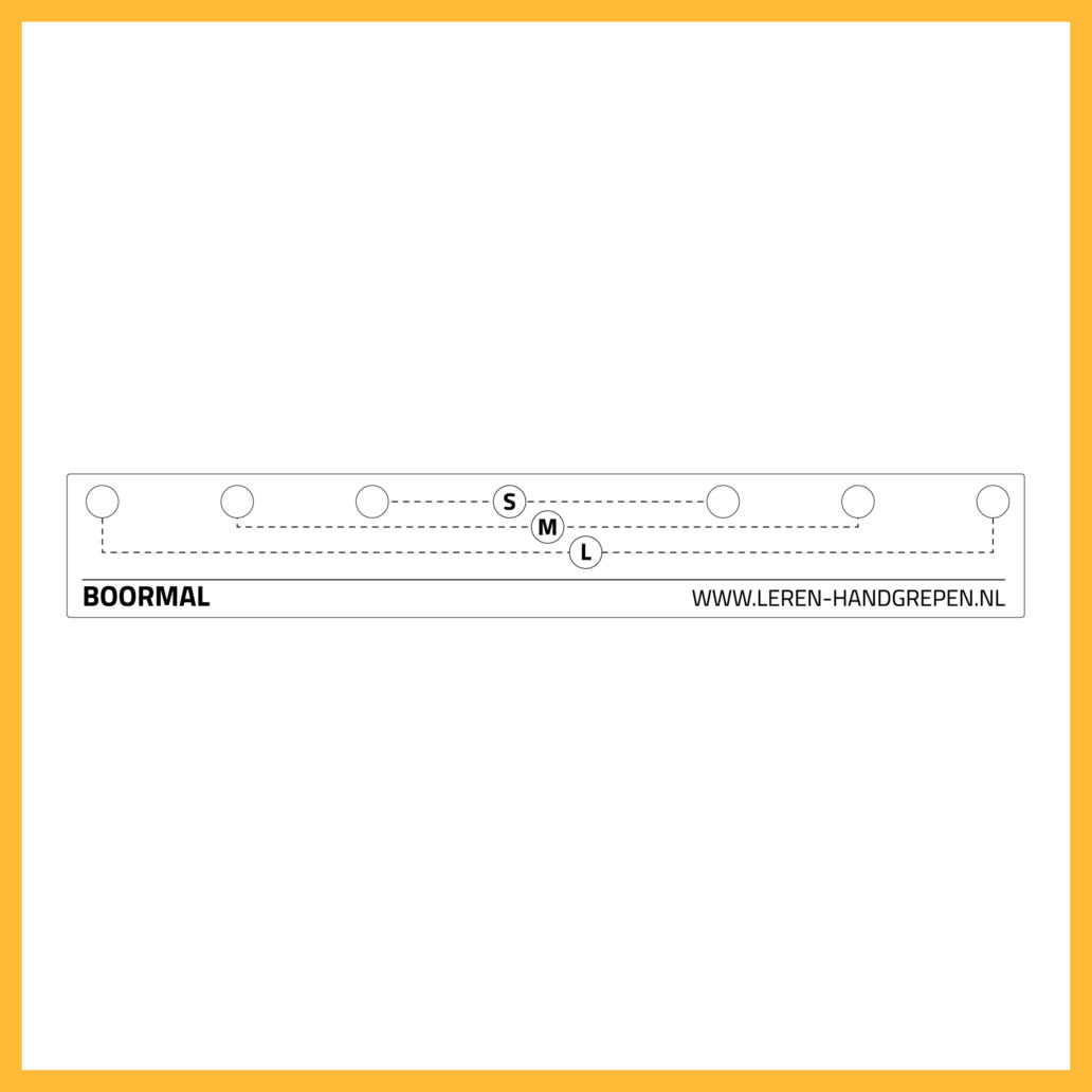 Boormal - Leren Handgrepen - Leren Handgrepen